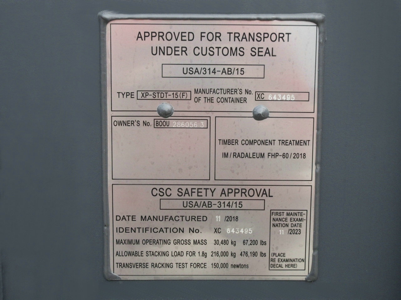 ISO-Container - BOBE